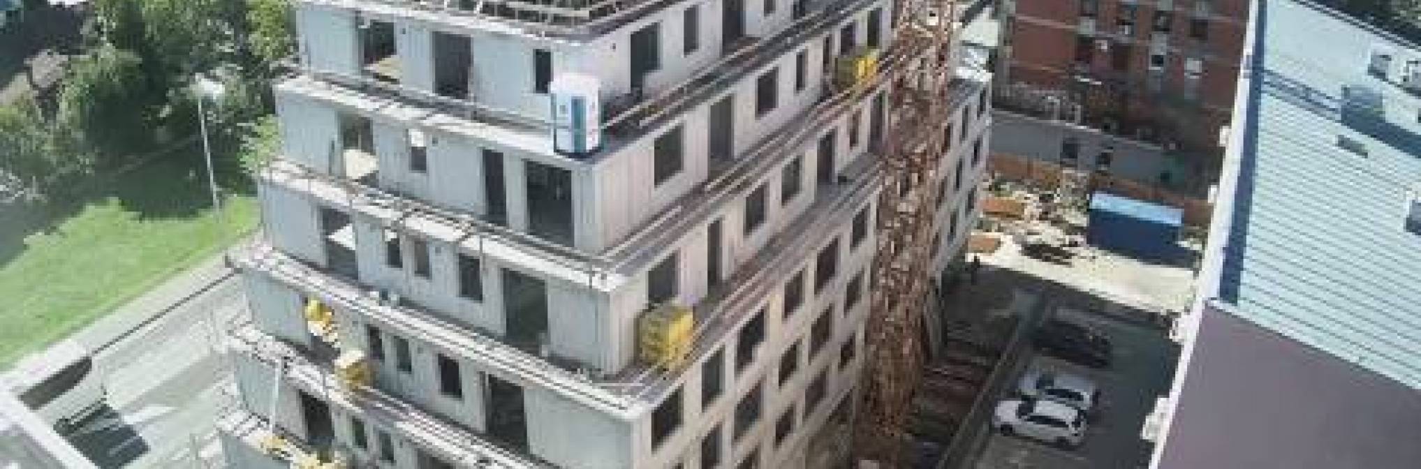 Zagreb Construction site in Dubrava - Residential building, Zagreb ...