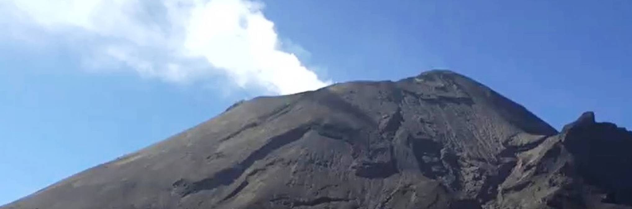 Mexico, active volcano Popocatepetl, Mexico, [ Right now, LIVE ...
