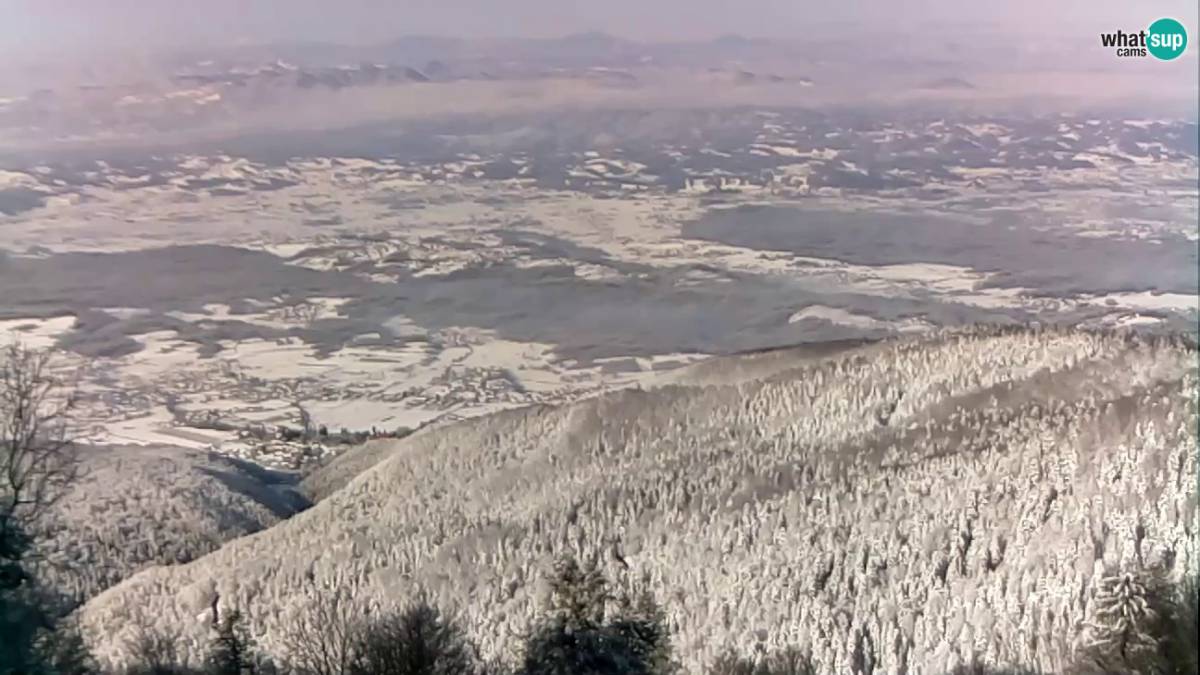 Bistra Gornja i Donja, sa Sljemena, Sljeme, [ Upravo sada, UŽIVO ...