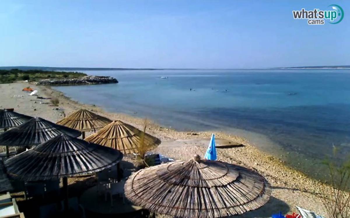Gajac I - beach - Kolan, Kolan, [ Right now, LIVE ] LiveStreaming ...