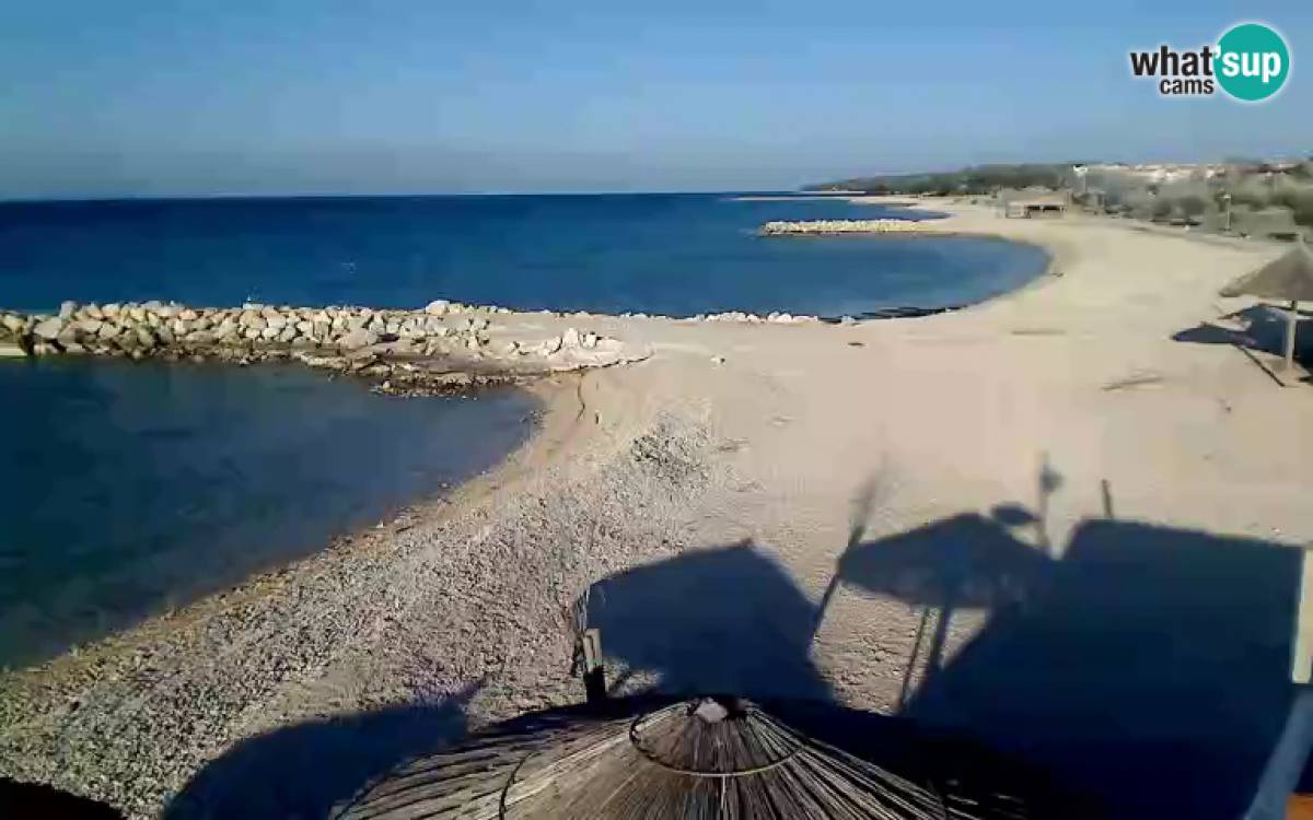 Gajac I - beach - Kolan, Kolan, [ Right now, LIVE ] LiveStreaming ...