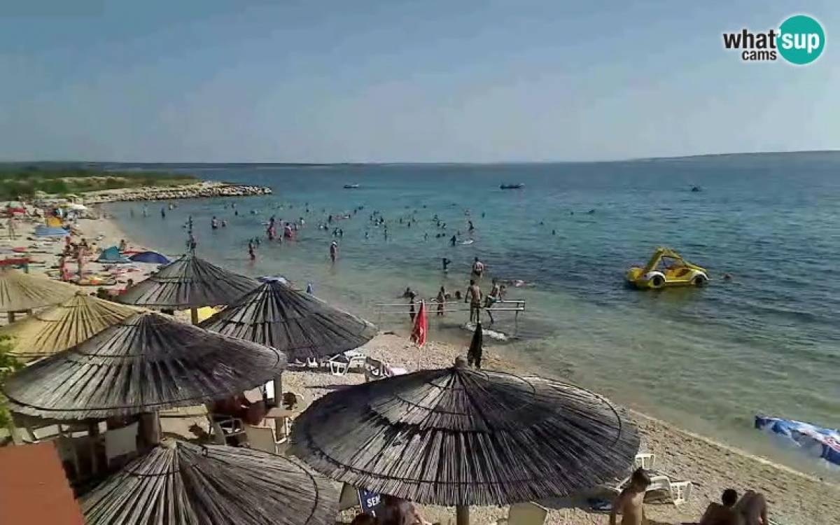 Gajac I - beach - Kolan, Kolan, [ Right now, LIVE ] LiveStreaming ...