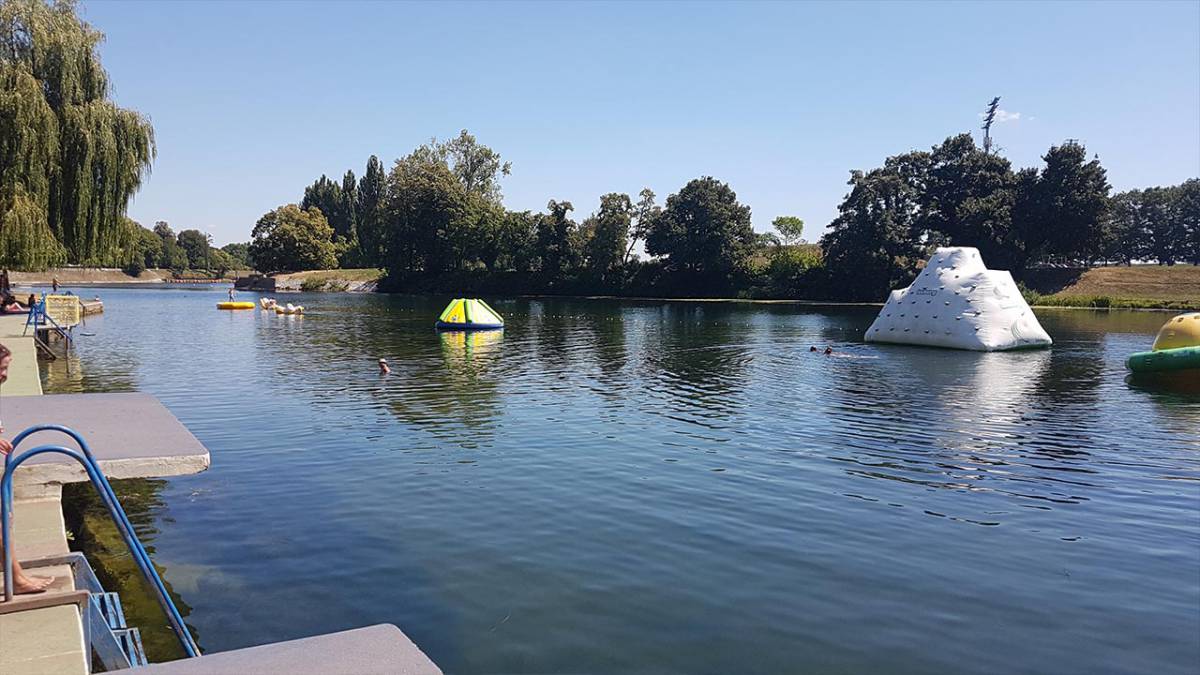 Karlovac - Kupalište Foginovo - Korana, Karlovac, [ Upravo sada, UŽIVO ...