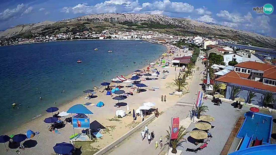 Pag, Prosika, city beach, Pag, [ Right now, LIVE ] LiveStreaming ...