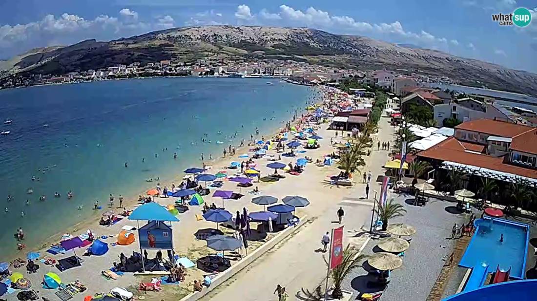 Pag, Prosika, city beach, Pag, [ Right now, LIVE ] LiveStreaming ...