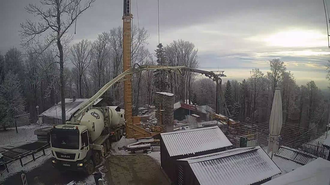 Gradilište žičara Sljeme, (prijenos UŽIVO) web kamere iz Hrvatske ...