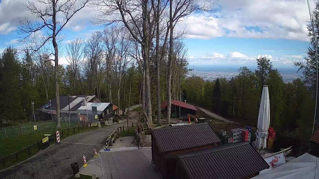 Gradilište žičara Sljeme, (prijenos UŽIVO) web kamere iz Hrvatske ...