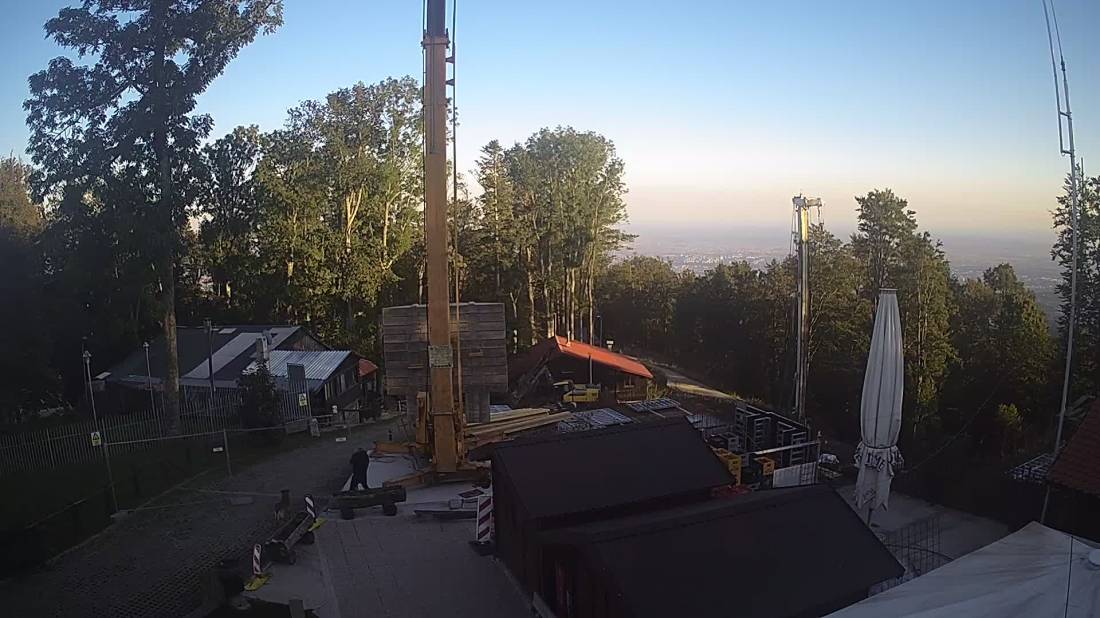 Gradilište žičara Sljeme, (prijenos UŽIVO) web kamere iz Hrvatske ...