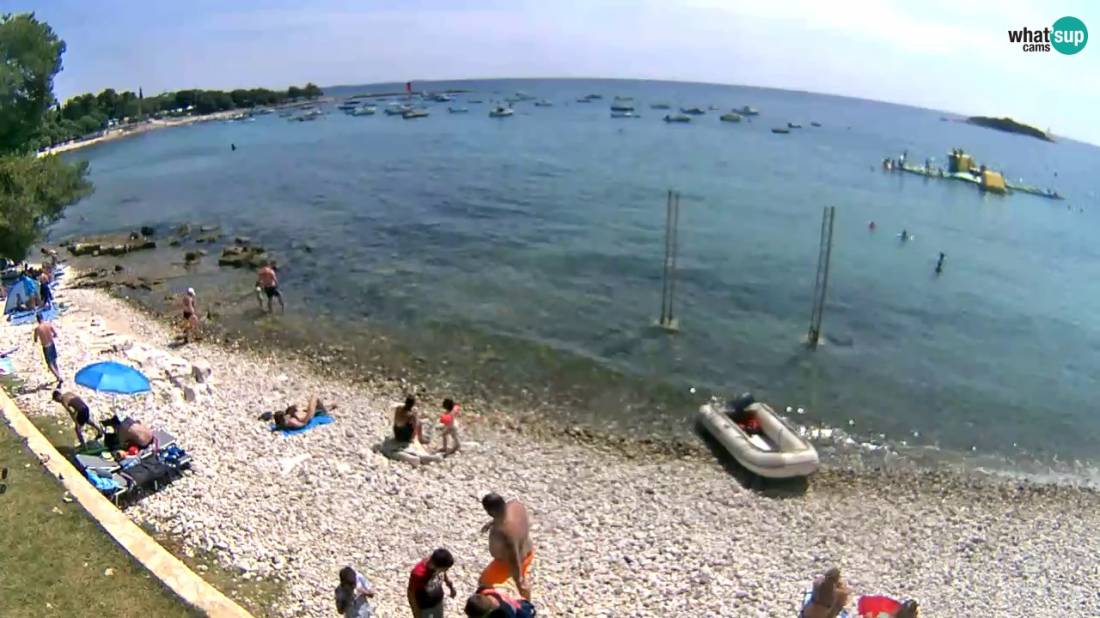 Mon Perin 1 - beach, Bale, [ Right now, LIVE ] LiveStreaming cameras ...