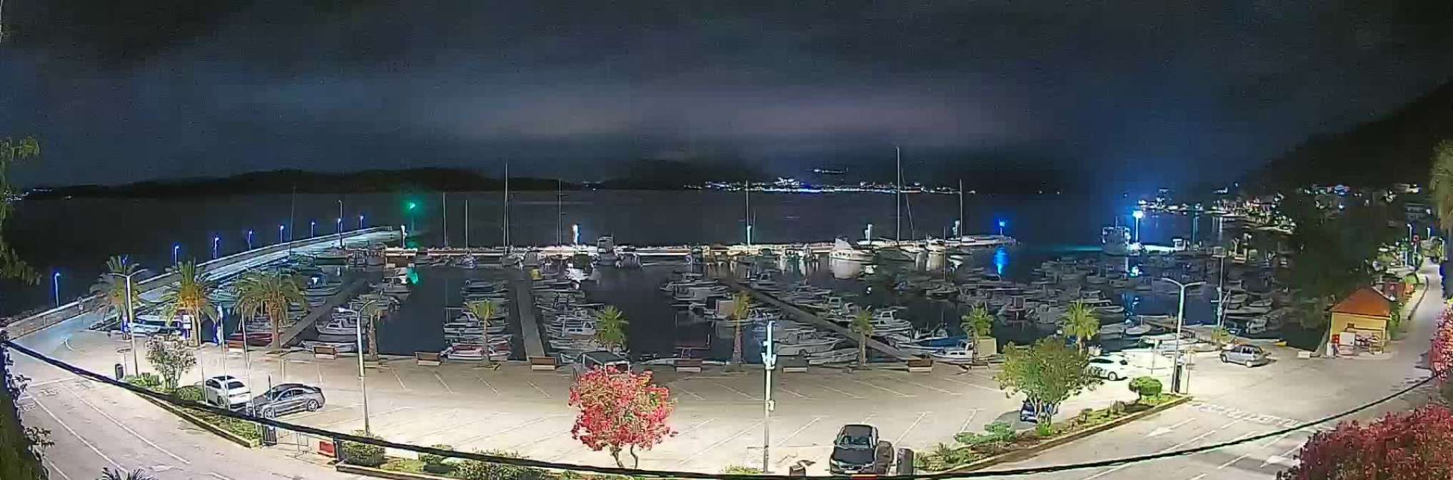 Orebic waterfront, ferry to Korcula, Orebic, [ Right now, LIVE ...